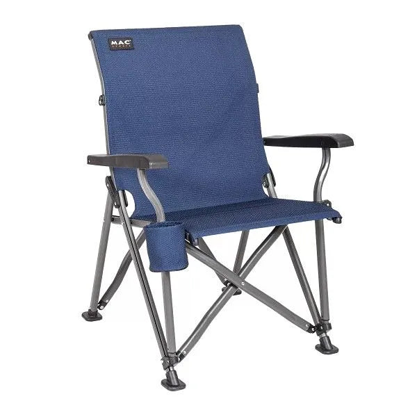 Mac Sports Heavy Duty Outdoor Folding Chair - Blue – REBEL