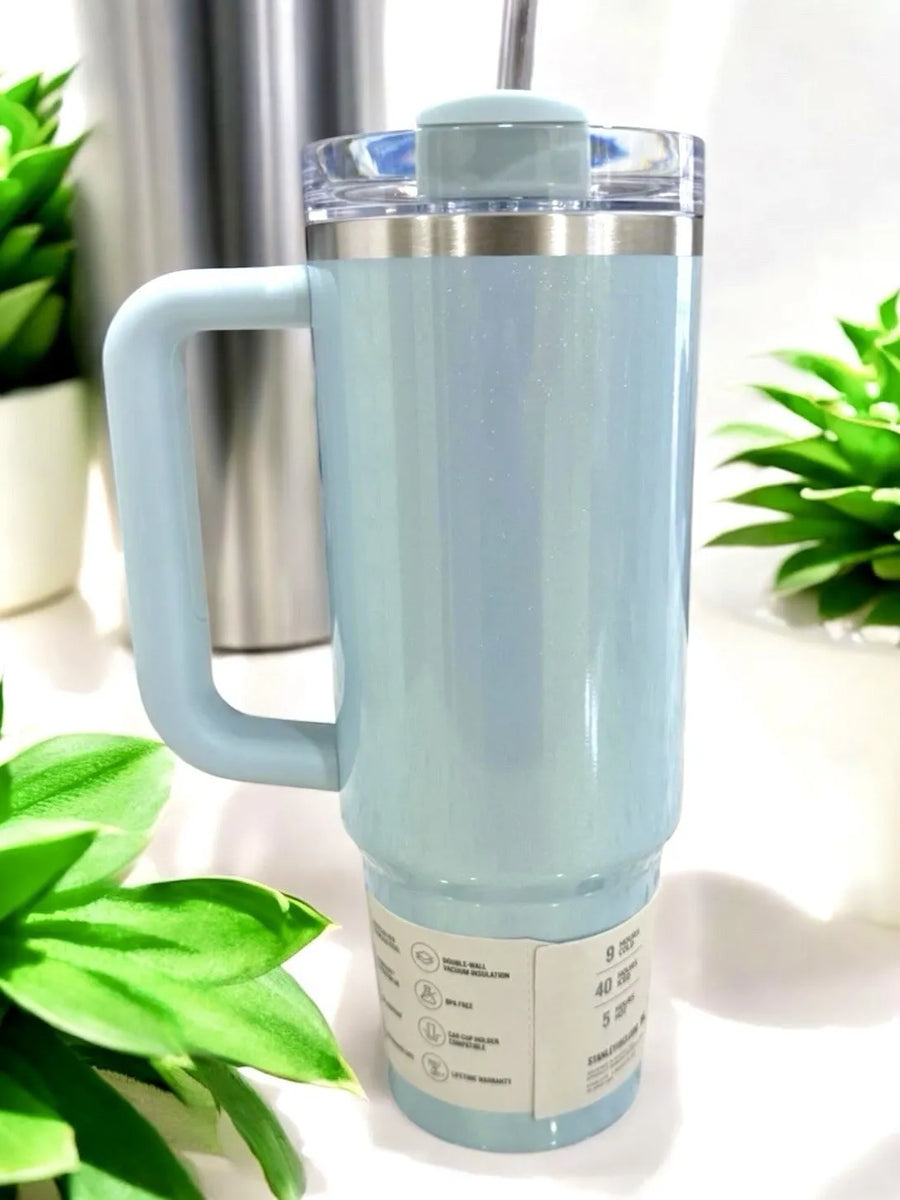 Stanley 30 Oz Stainless Steel H2.0 Flowstate Quencher Tumbler- Blueber ...