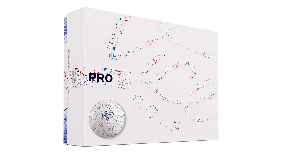 Vice Golf Vice Pro Drip Golf Balls 12pk - Red/Blue/White – REBEL