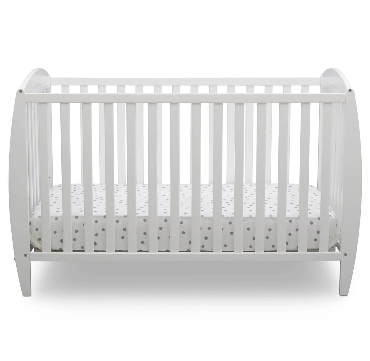 Delta Children Taylor 4-in-1 Convertible Baby Crib - Bianca White – REBEL