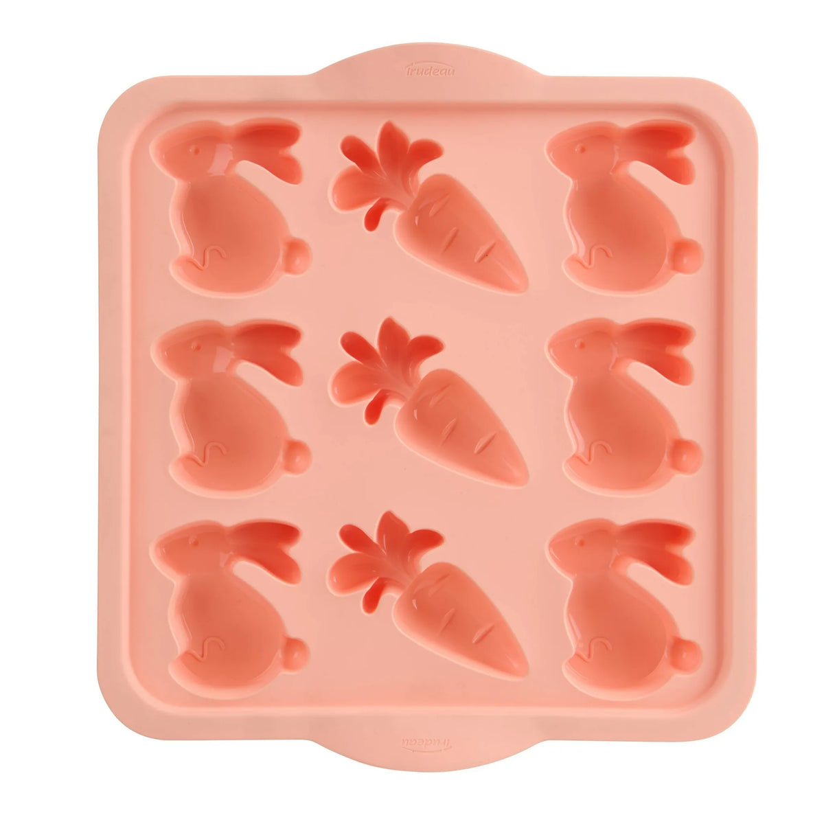9 Cavity Silicone Bunny and Carrot Pan Pink – REBEL