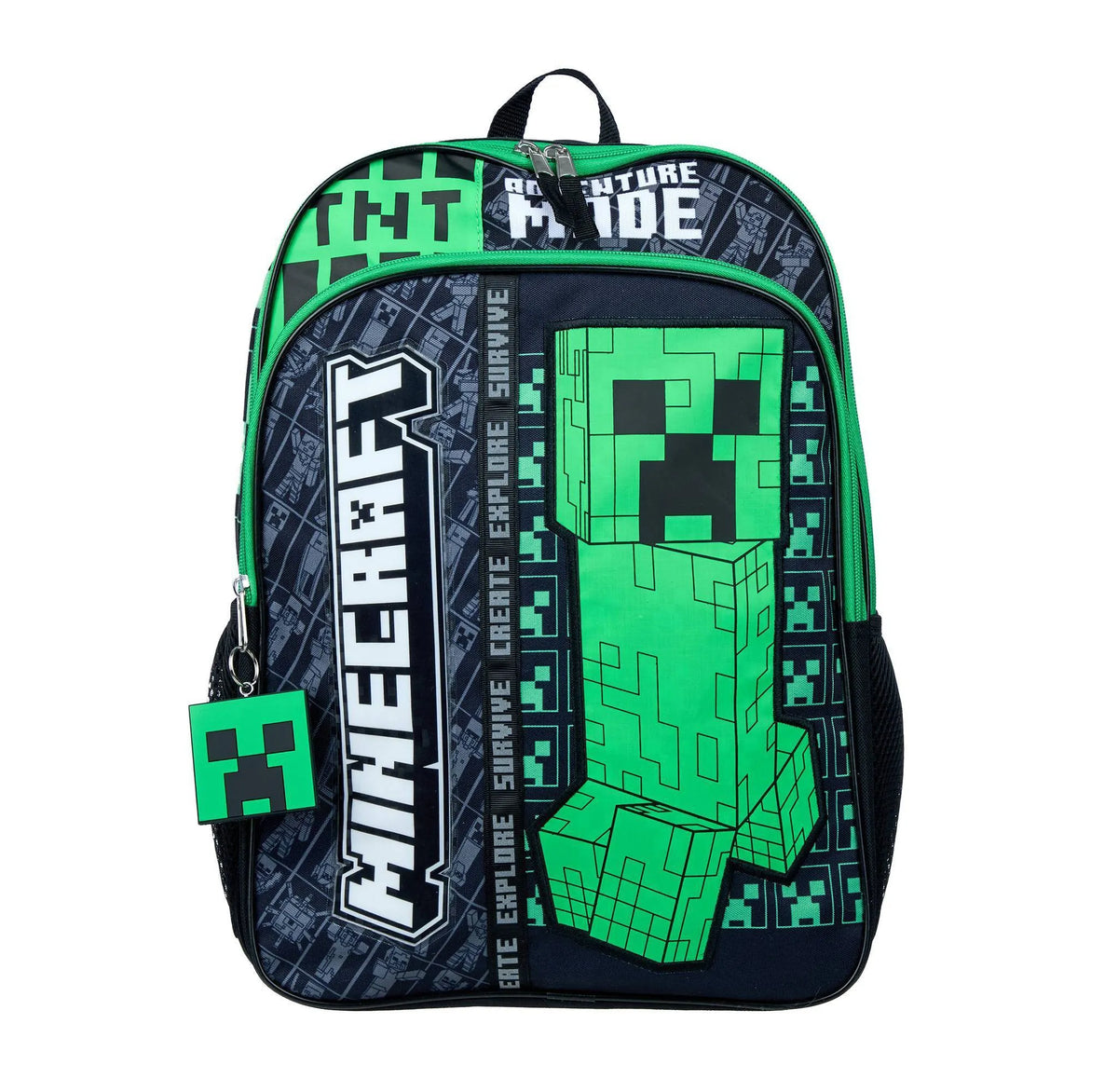 Minecraft Kids' 16" Minecraft Creeper Backpack - Black – REBEL