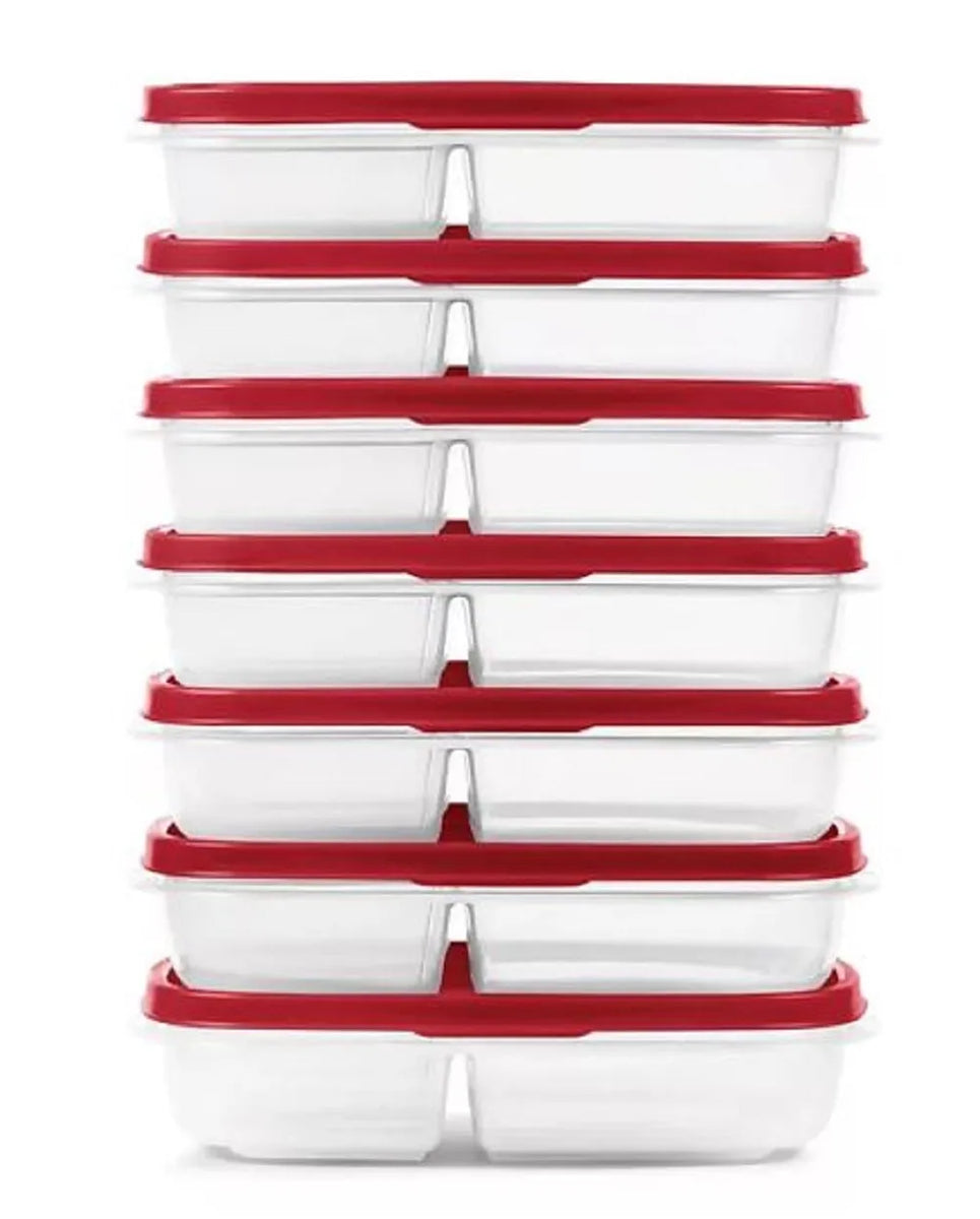 Rubbermaid Easy Find Lids Meal Prep Food Storage Containers 14-Piece ...