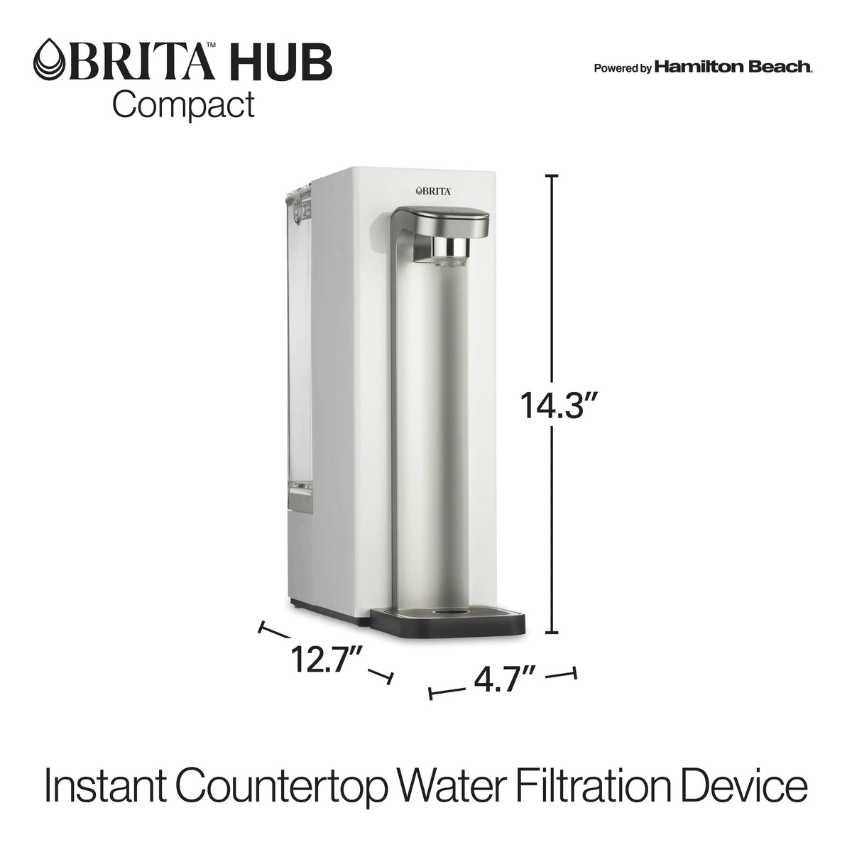 Brita Hub Compact Countertop Water Filtration Device - 9 Cup Capacity ...