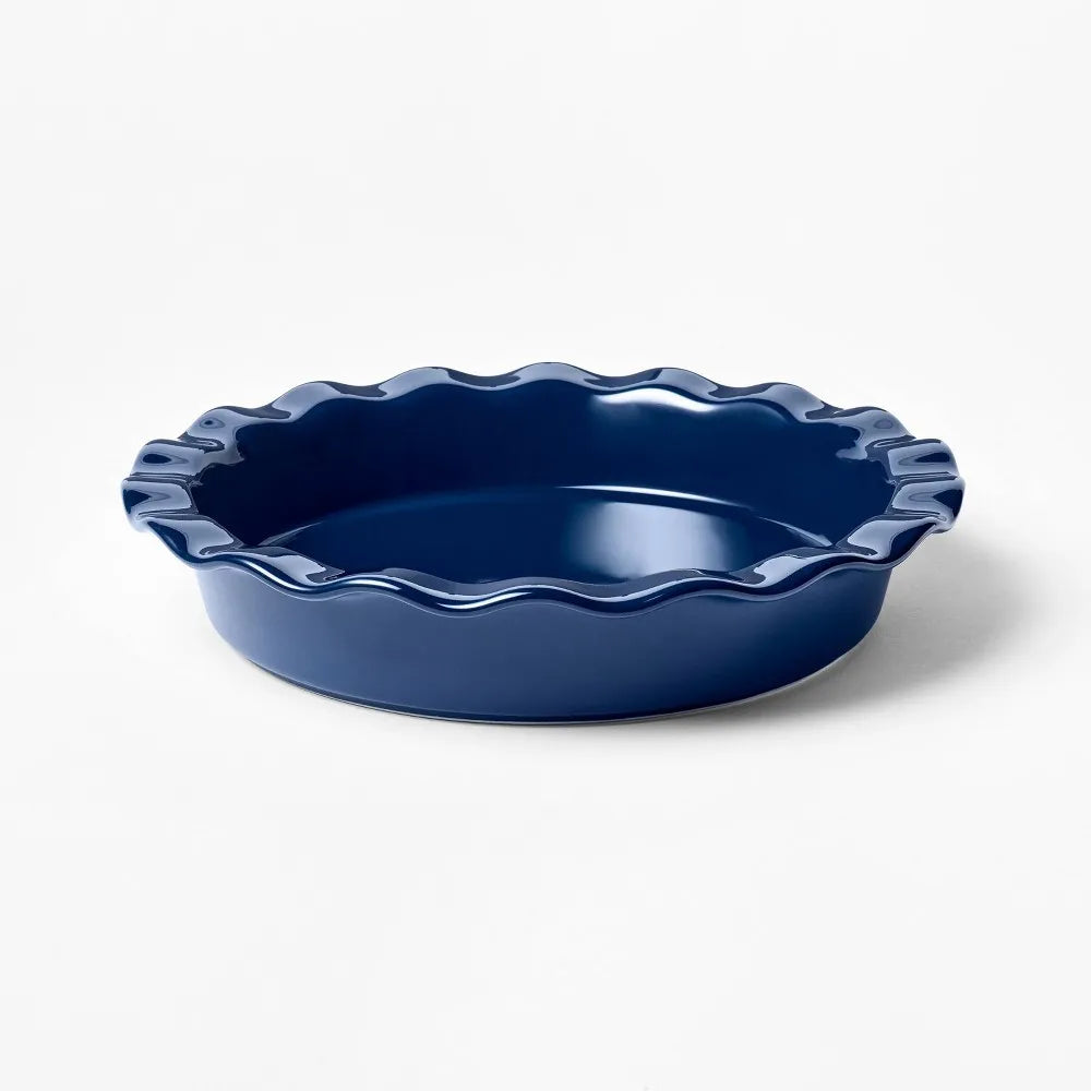 Figmint 9" Stoneware Round Pie Pan Navy - Blue – REBEL