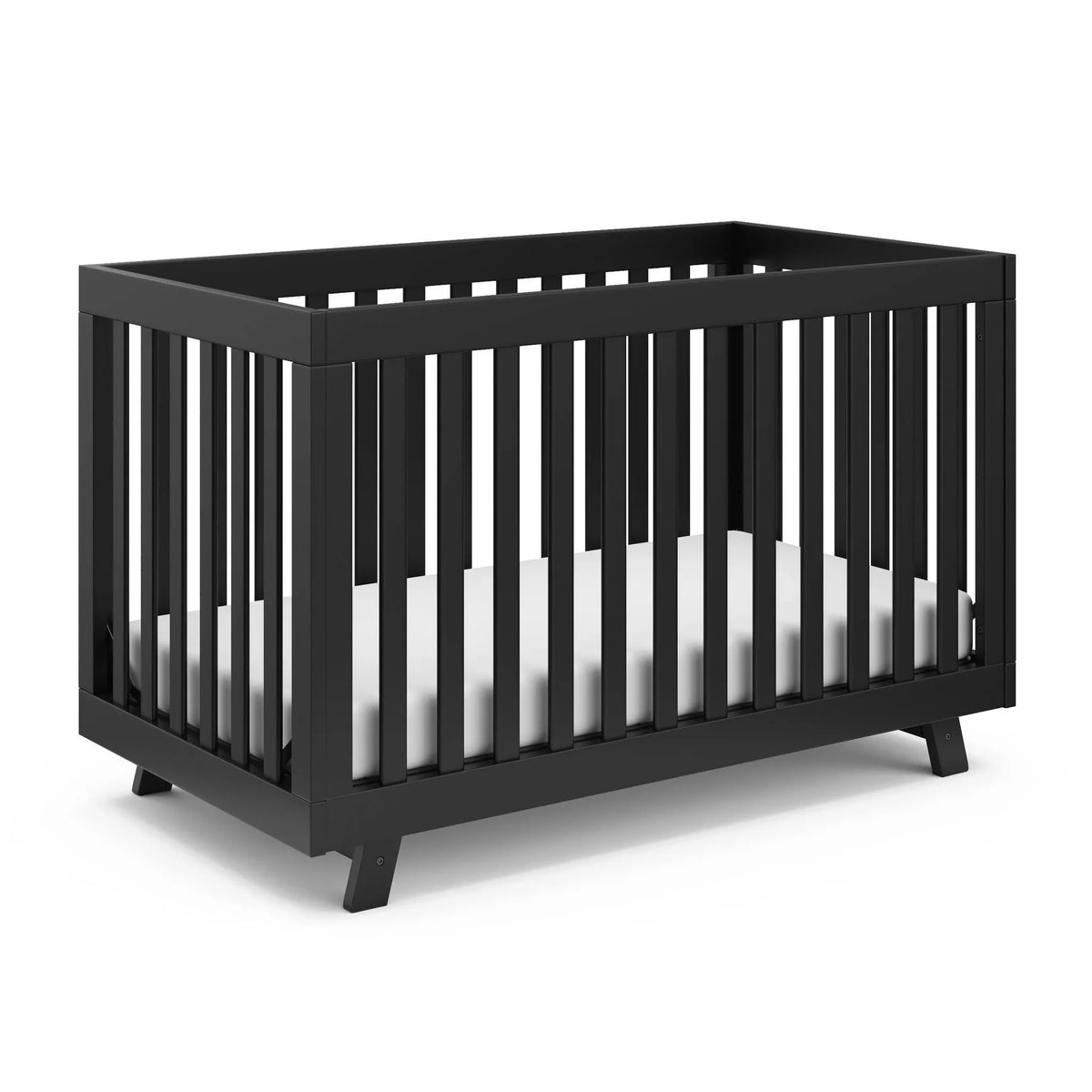 Beckett 3-in-1 Convertible Crib - Black – REBEL