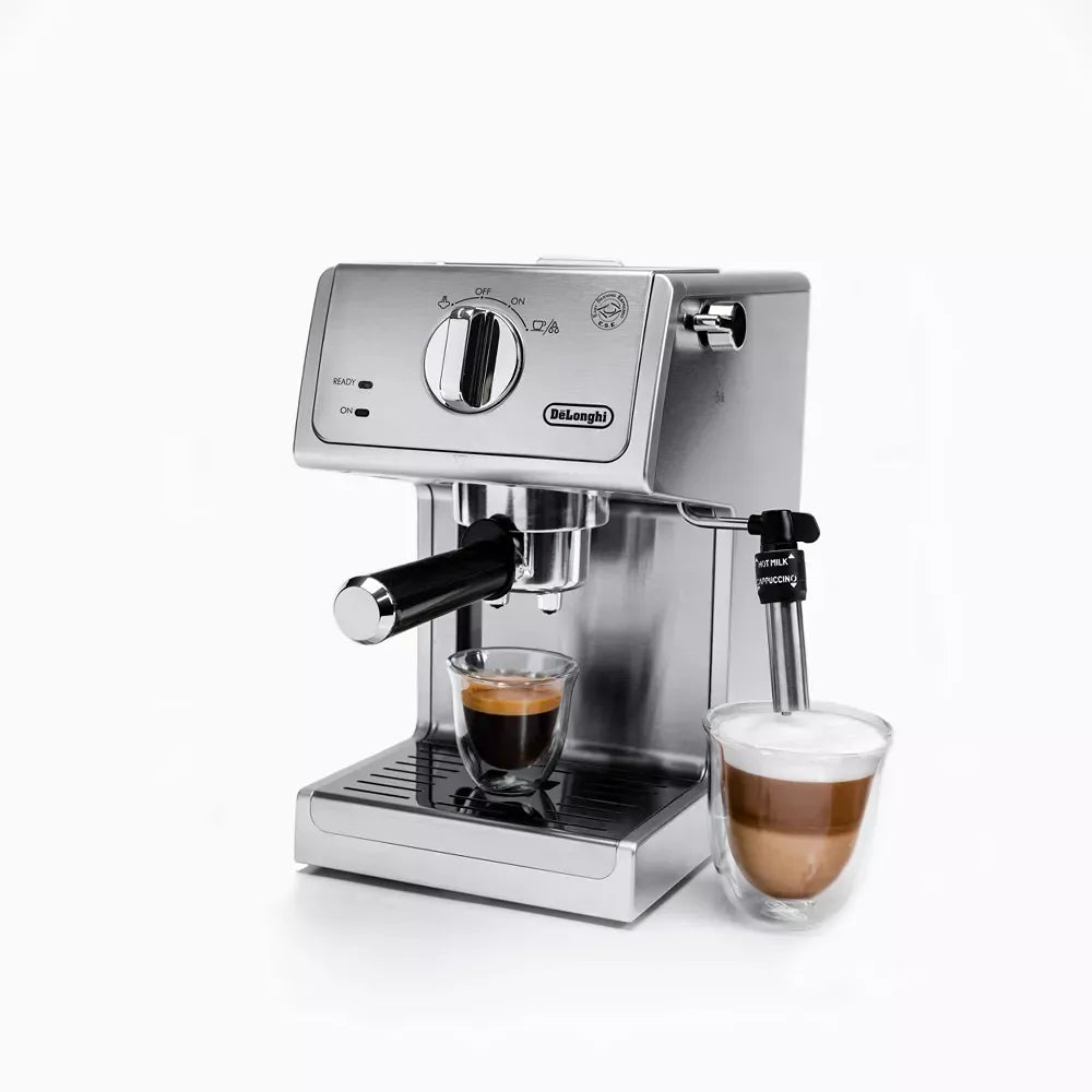 De'Longhi 15 Bar Pump Espresso Machine - ECP3630: Silver, Adjustable C ...