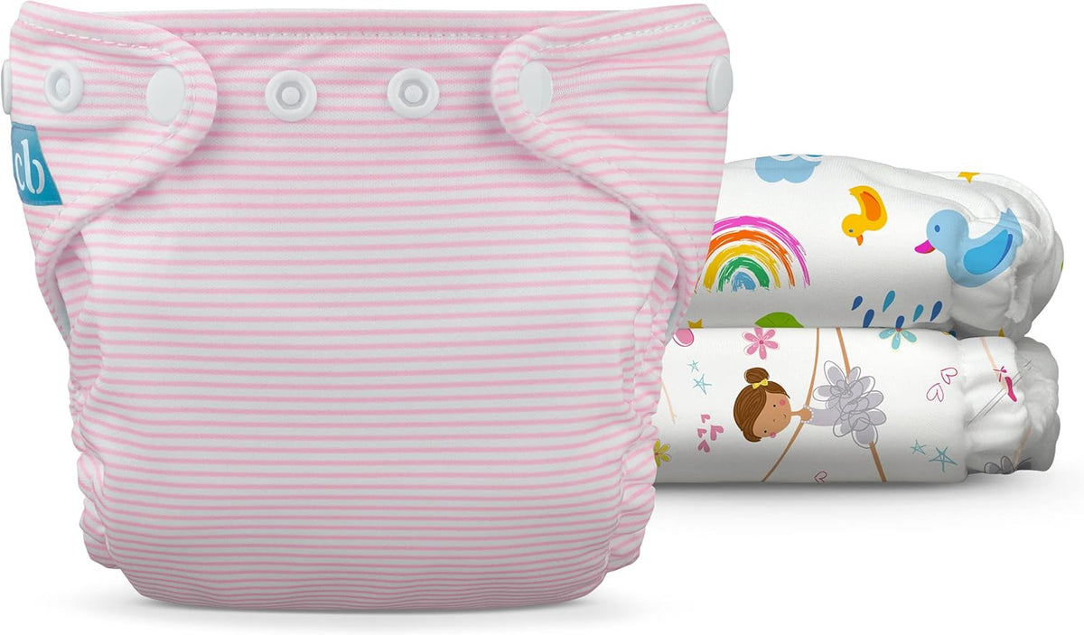 CHARLIE BANANA 3 Pack - Reusable Cloth Diapers Newborn – REBEL
