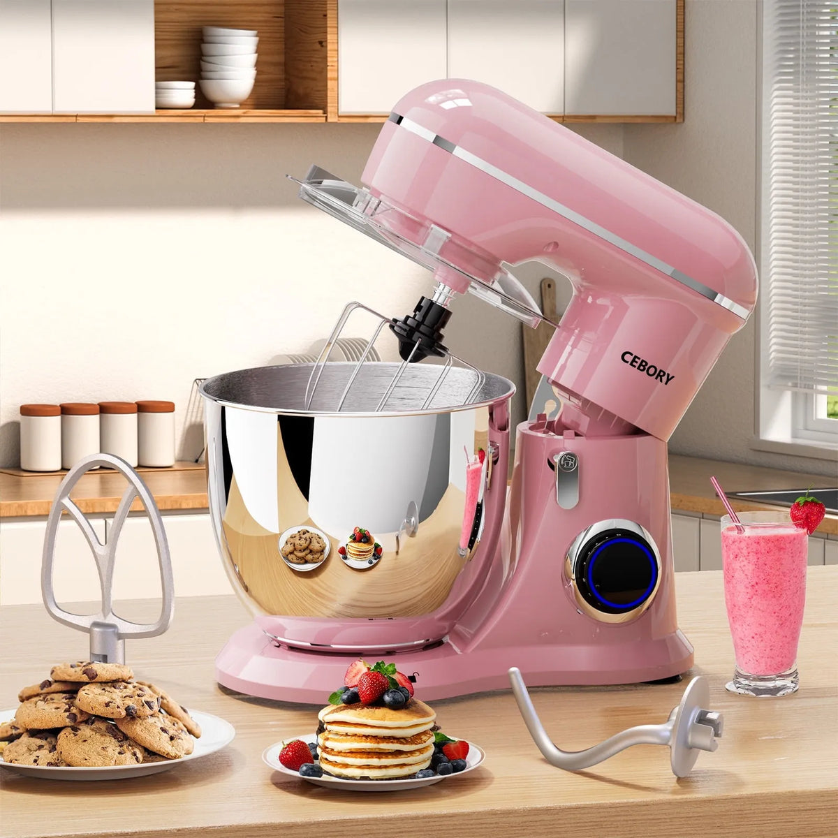 CEBORY 3-IN-1 Stand Mixer - Sakura Pink – REBEL