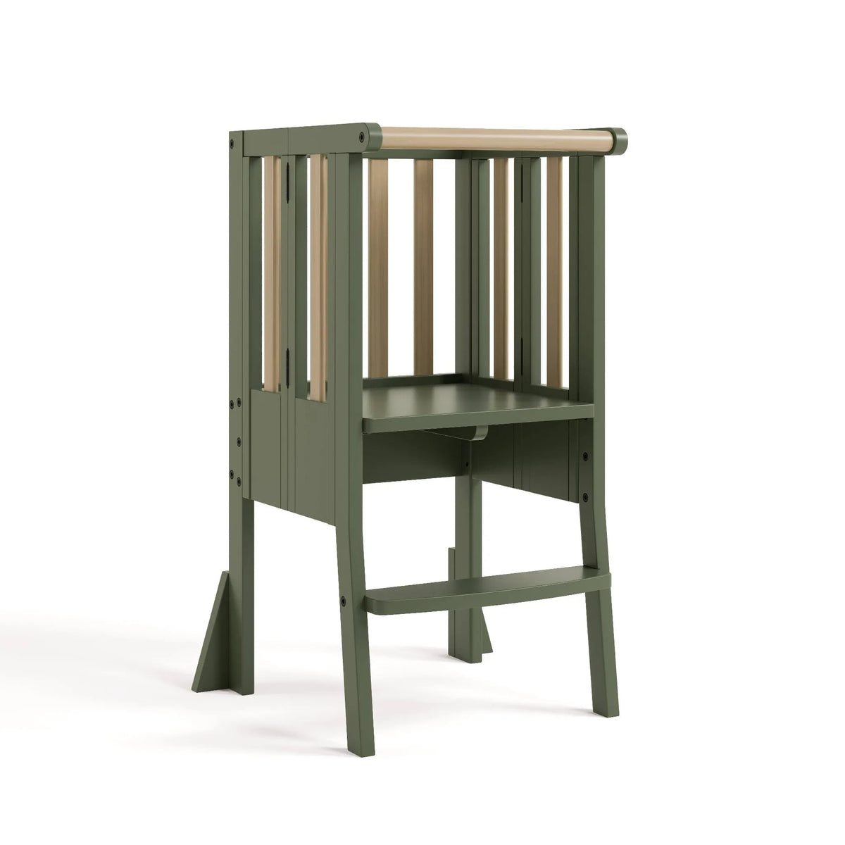 Foldable Toddler Step Stool - Olive/Driftwood – REBEL