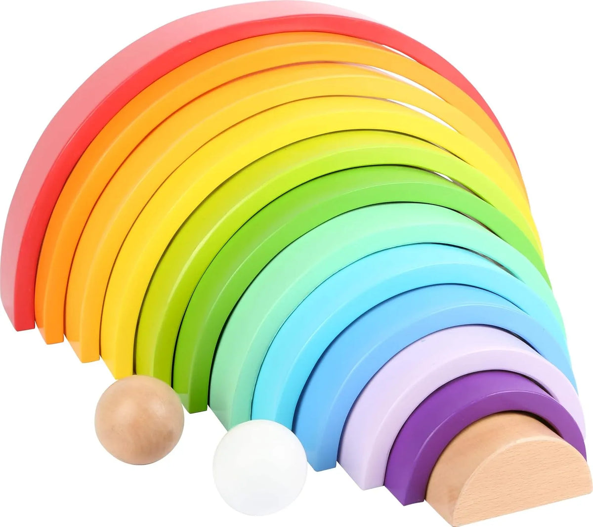 Smallfoot Wooden Rainbow Nesting Block Set – REBEL