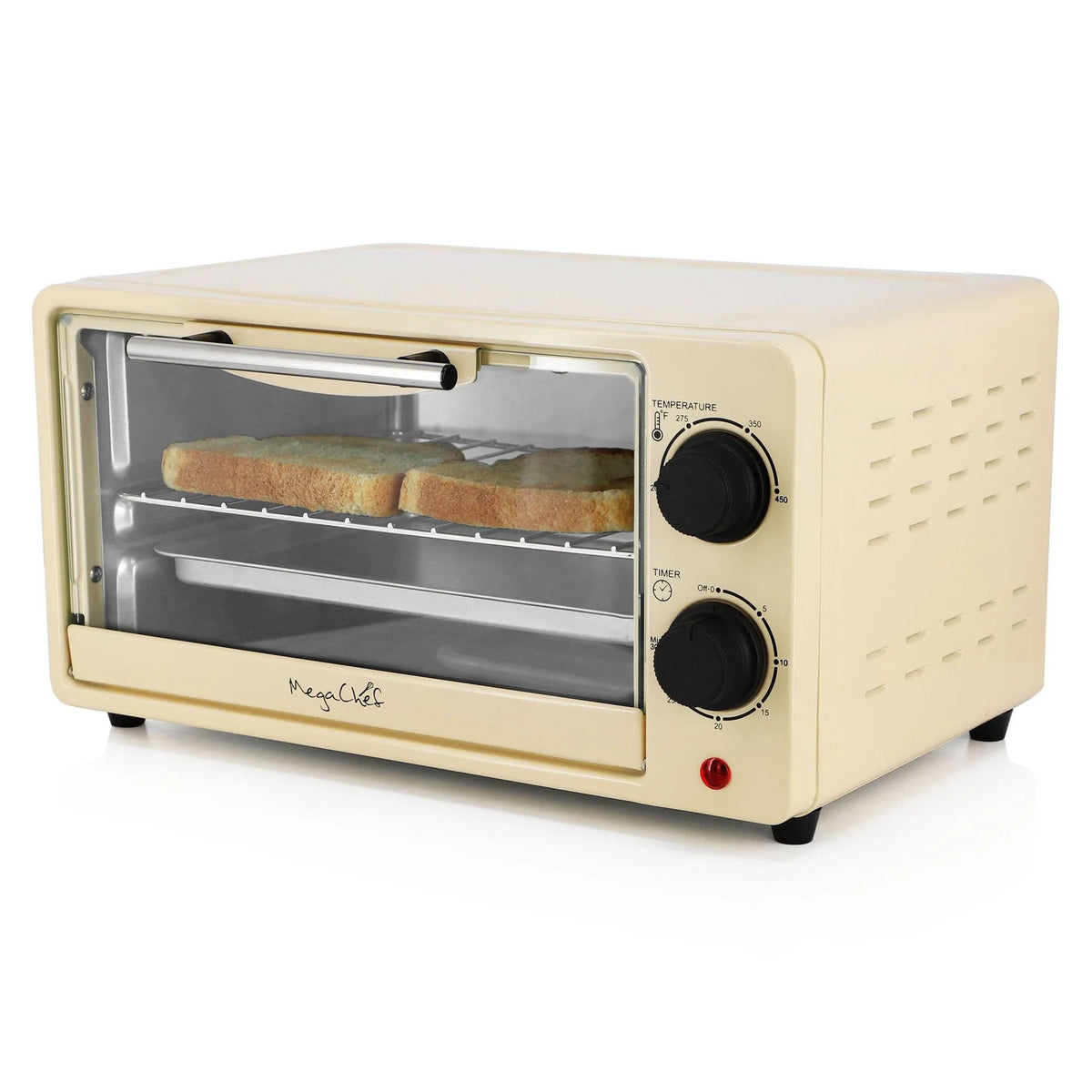 Megachef 9L Electric Counter Top Toaster Oven - Cream – REBEL