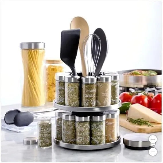 Revolving Spice Rack with Integrated Tool Caddy – REBEL