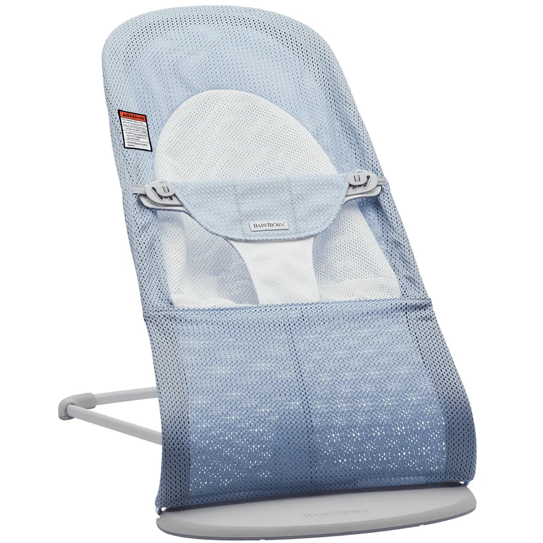 Ergonomic Baby Bouncer - Sky Blue/White – REBEL