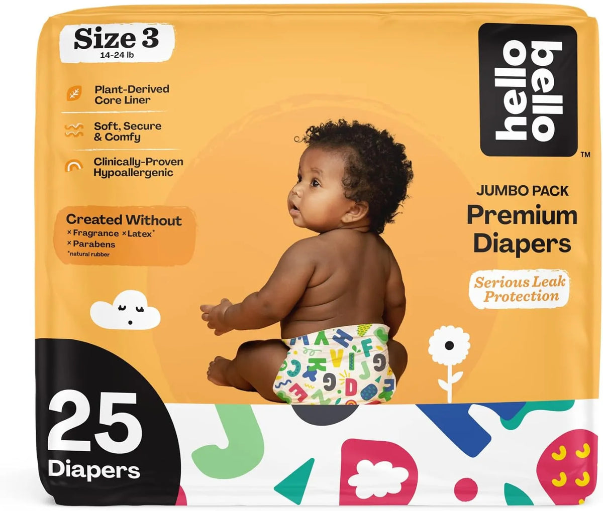 Hello Bello Premium Baby Diapers - Alphabet Soup – REBEL