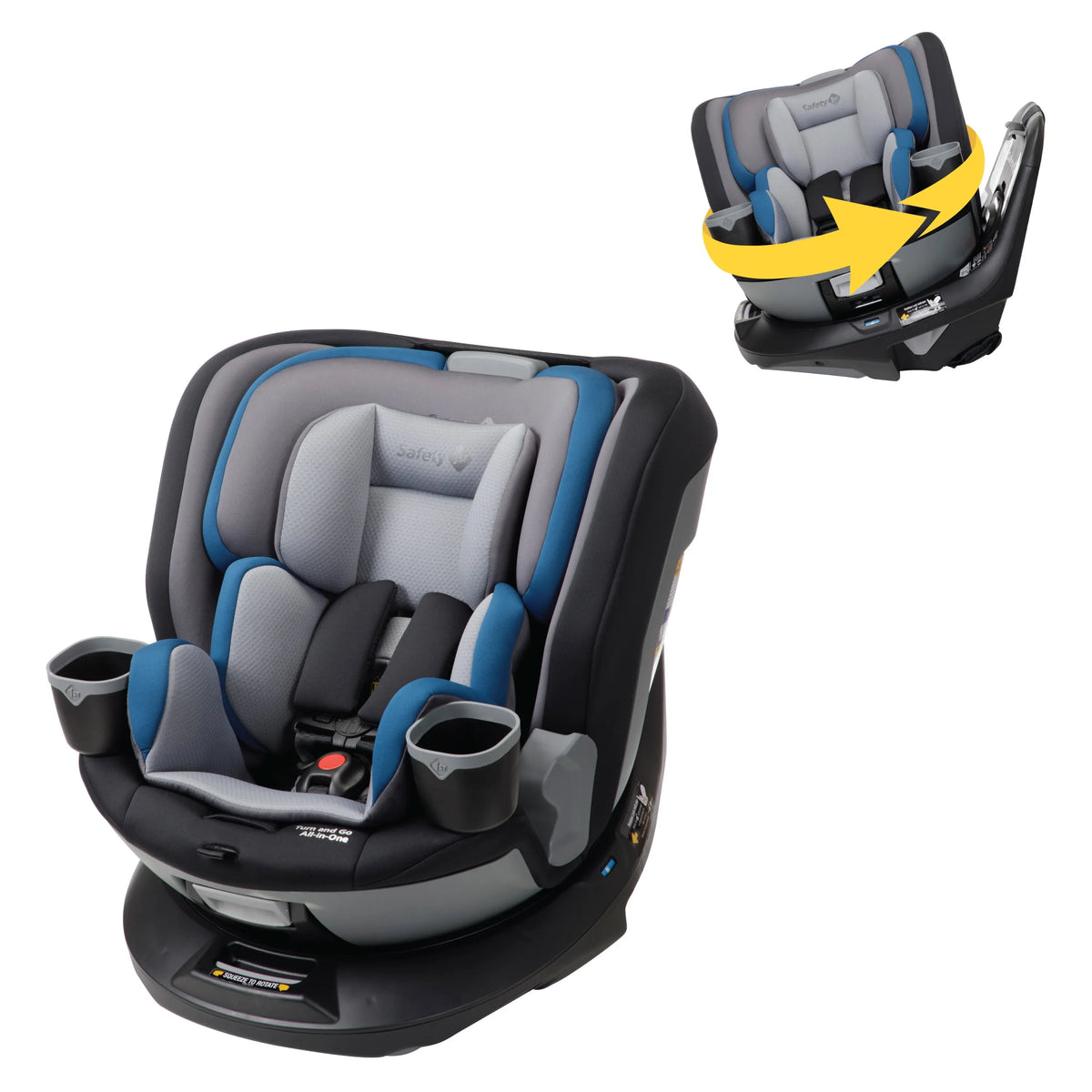 Safety 1st Turn and Go 360 Rotating All-in-One Convertible Car Seat ...
