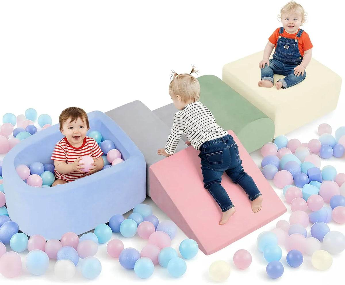 Whiffee Foam Climbing Blocks for Toddler - Indoor Soft Play Set – REBEL