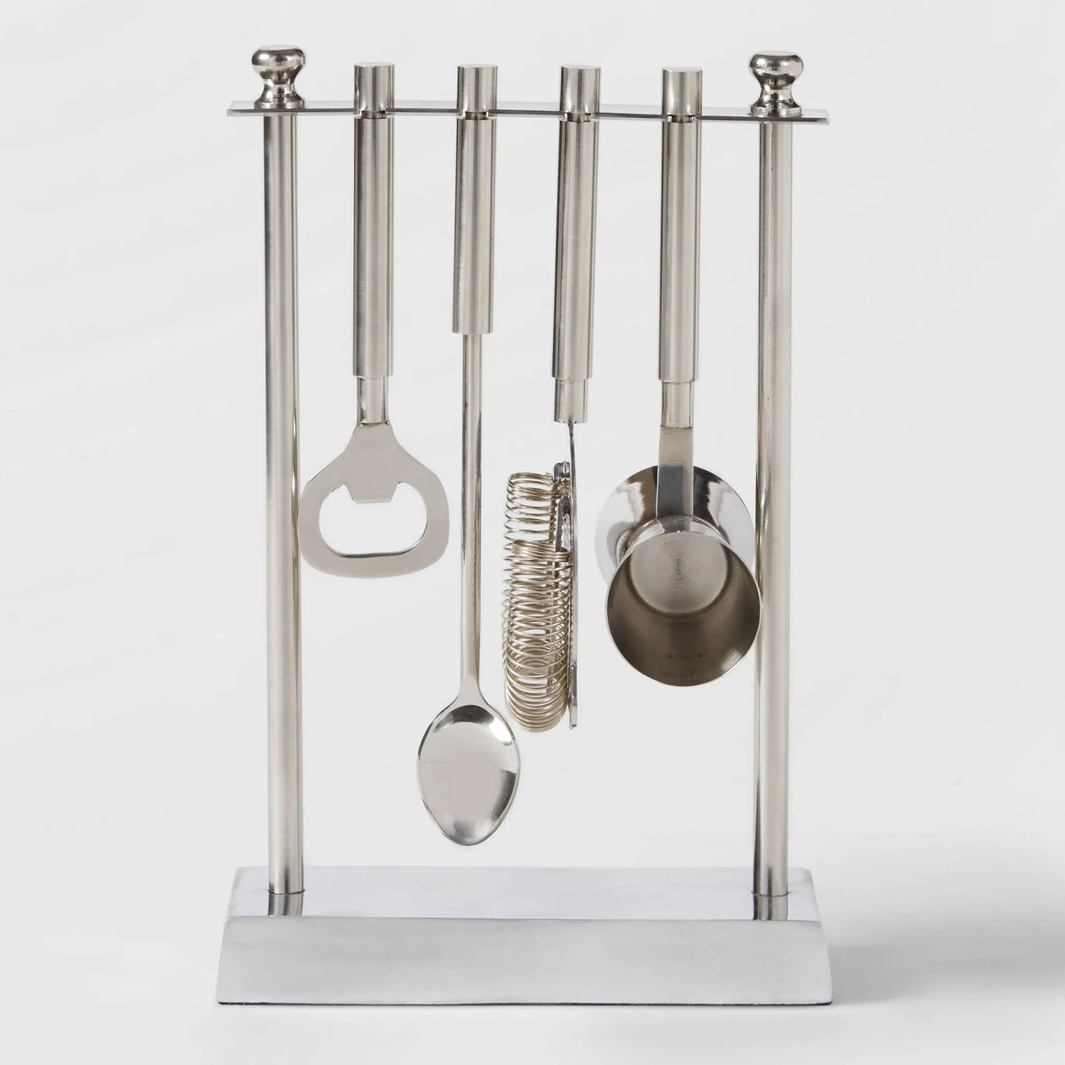Threshold 5pc Stainless Steel Bar Tool Set with Stand and Storage Case ...