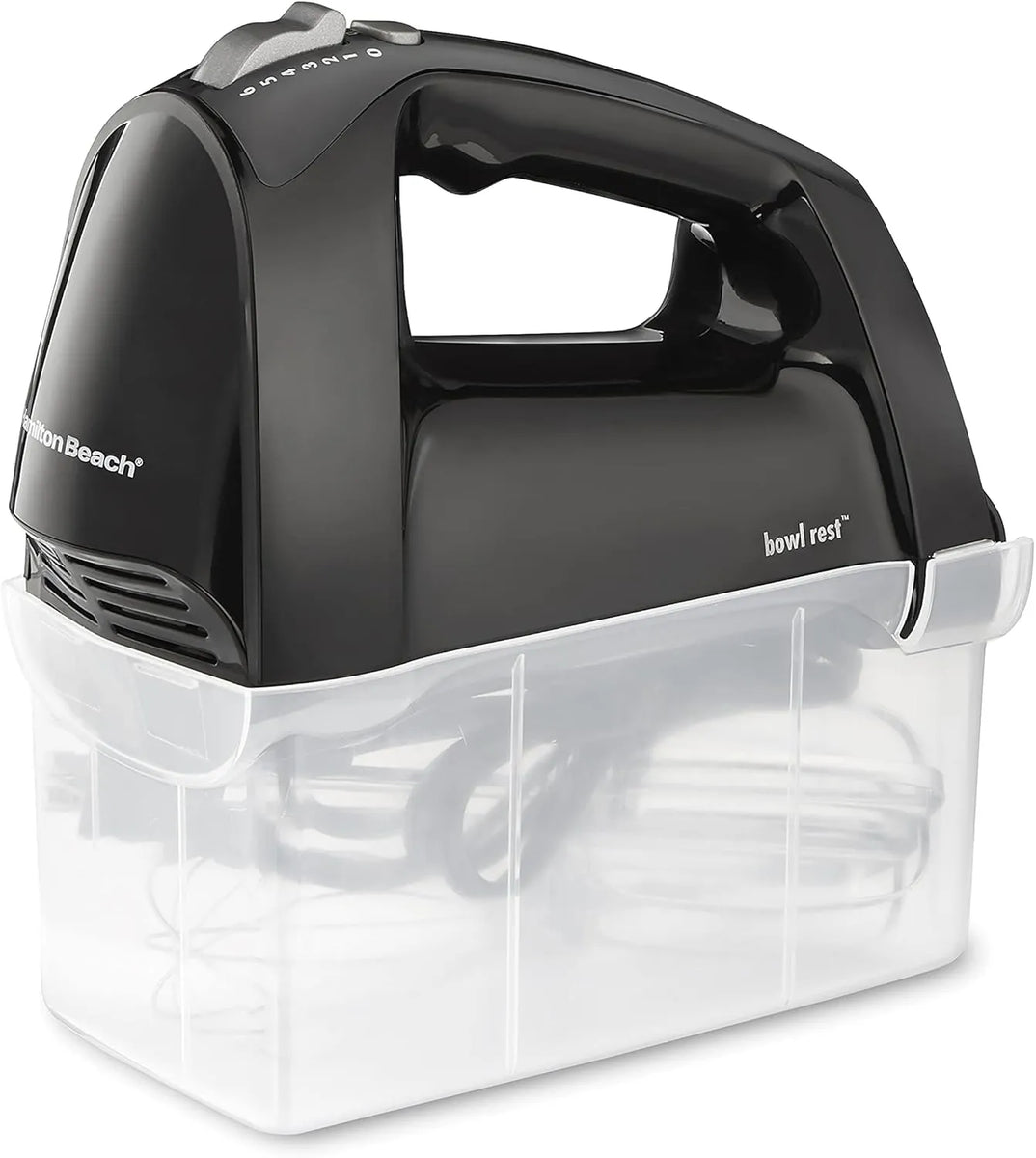 Hamilton Beach Professional 6 Speed Hand Mixer with QuickBurst - Black ...