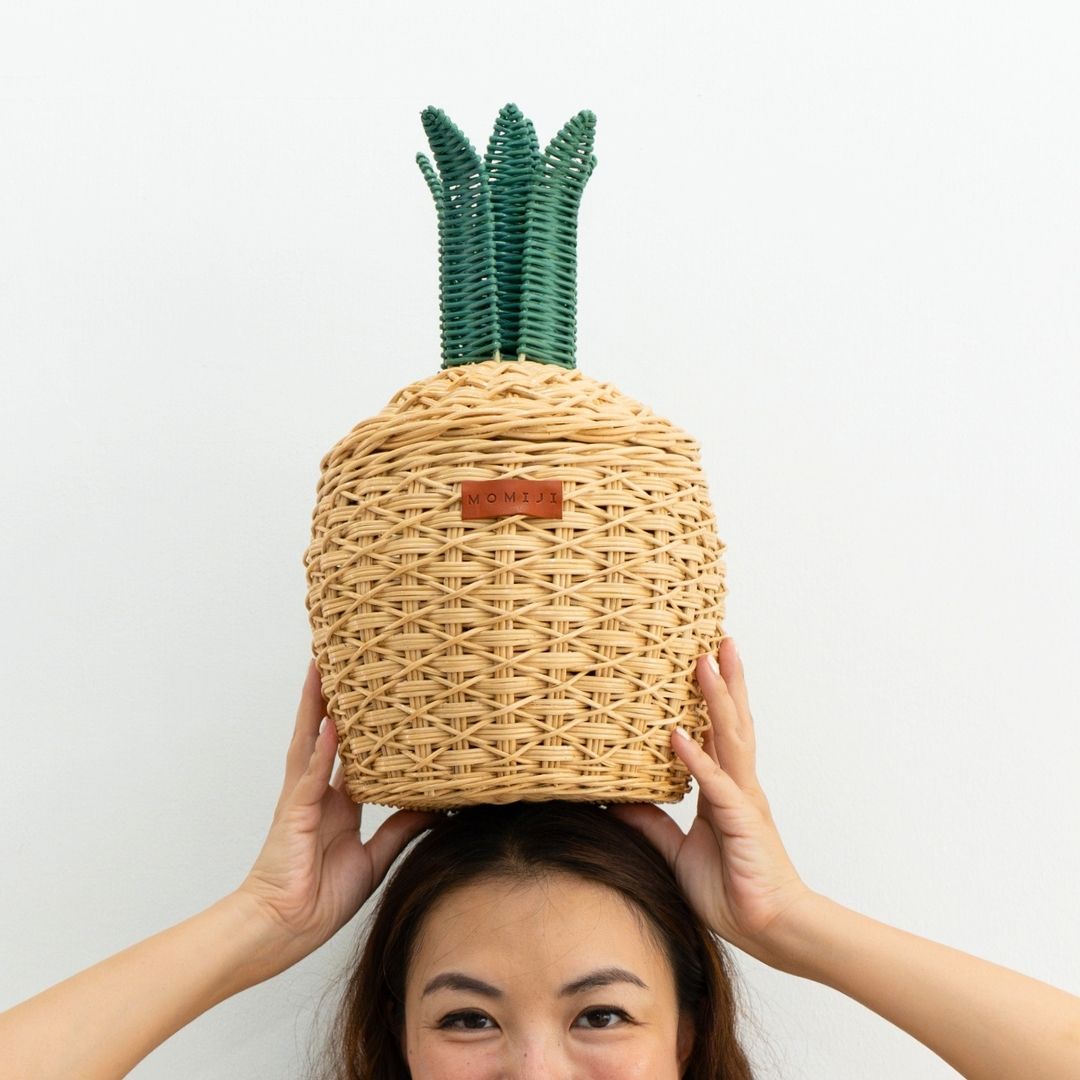 Pineapple Storage Basket Small - Natural – REBEL