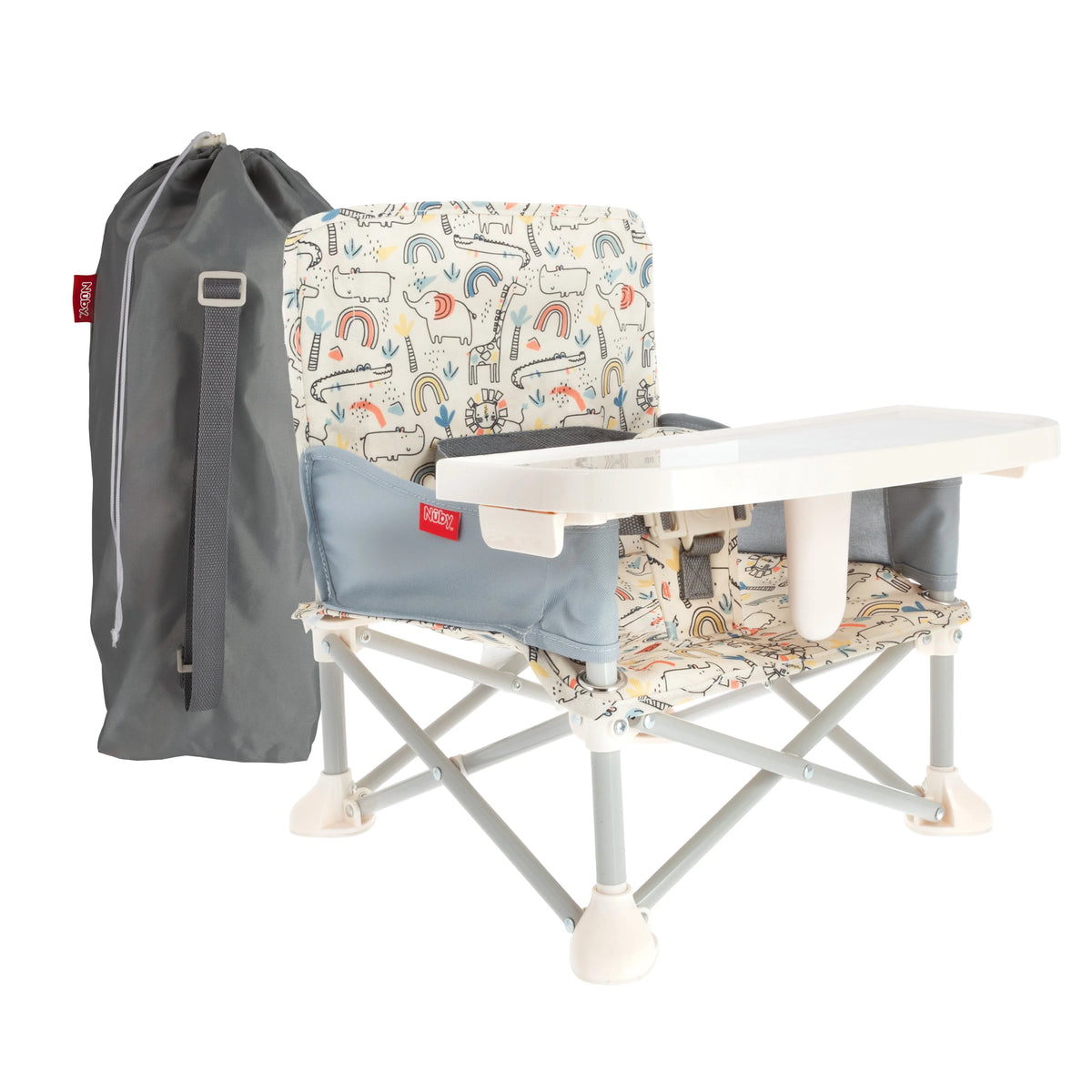 Nuby Pop-Up Portable Booster Seat with Removable Tray - Safari – REBEL