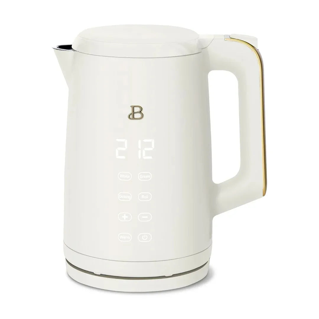 1.7-Liter Electric Kettle 1500 W with One-Touch Activation, White Icin ...
