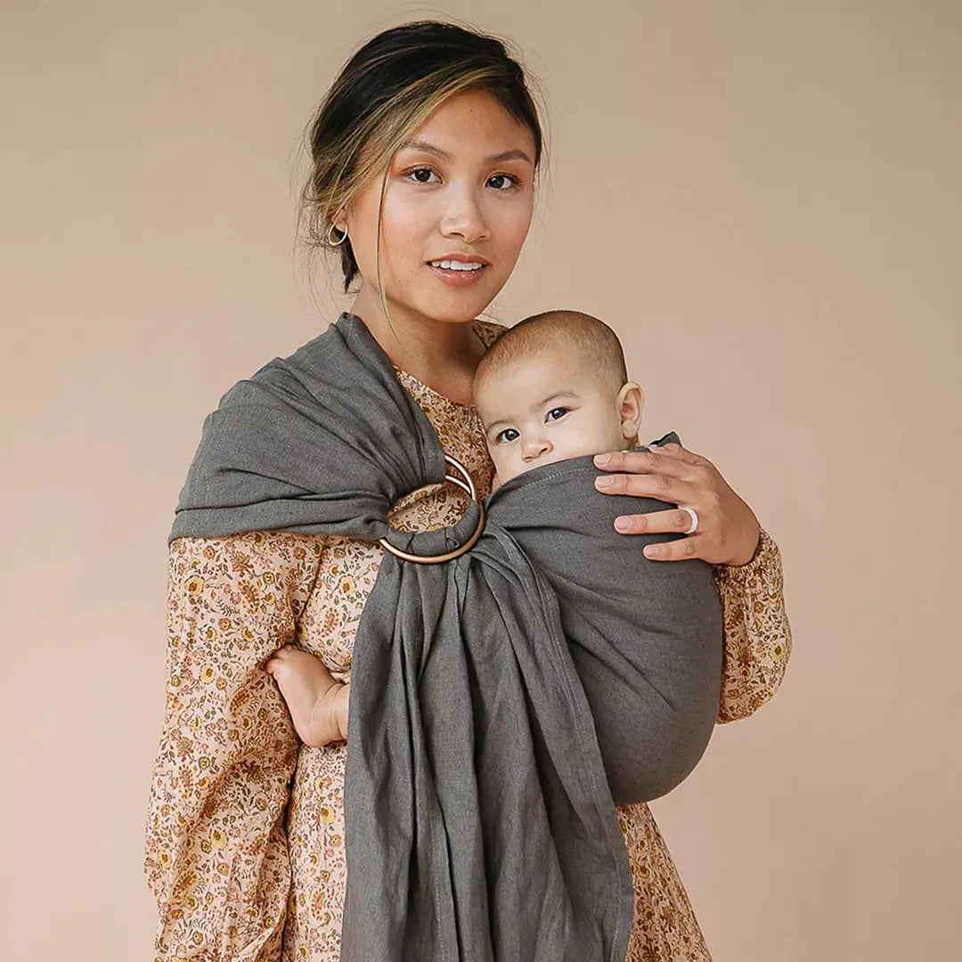 Wild Bird Sling Baby Carrier - Chickadee/Rose Gold Ring – REBEL