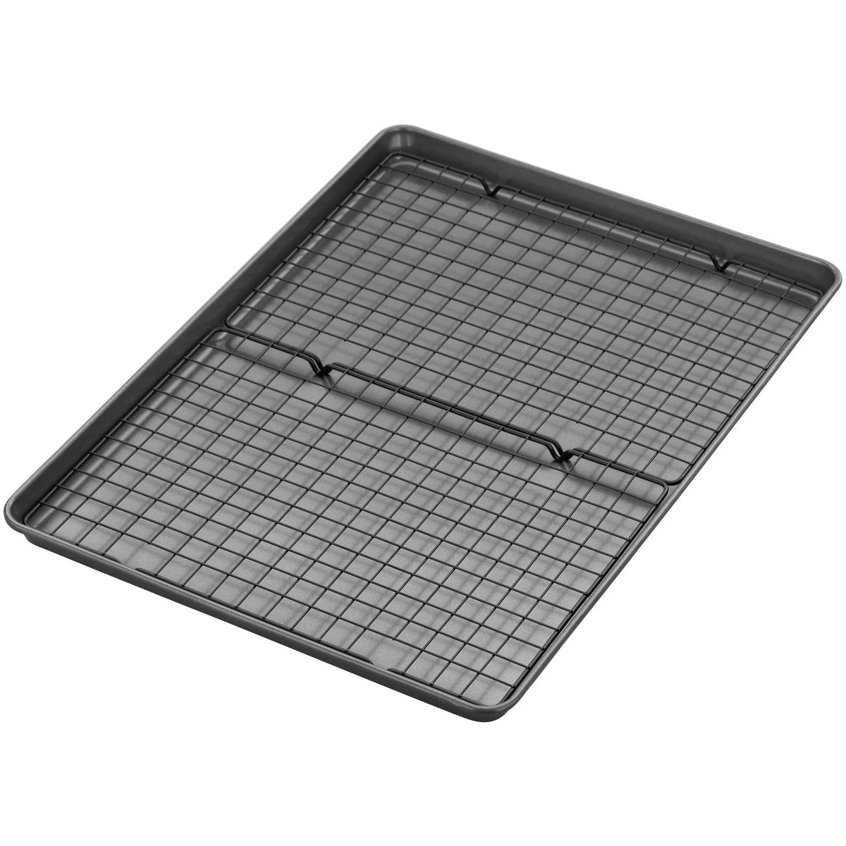 3pc Steel Mega Cookie Sheet and Cooling Racks Set – REBEL