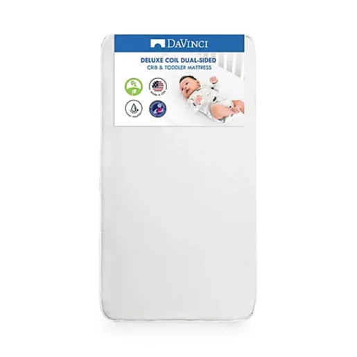 DaVinci Deluxe Coil Dual-sided Crib & Toddler Mattress, Extra firm ...