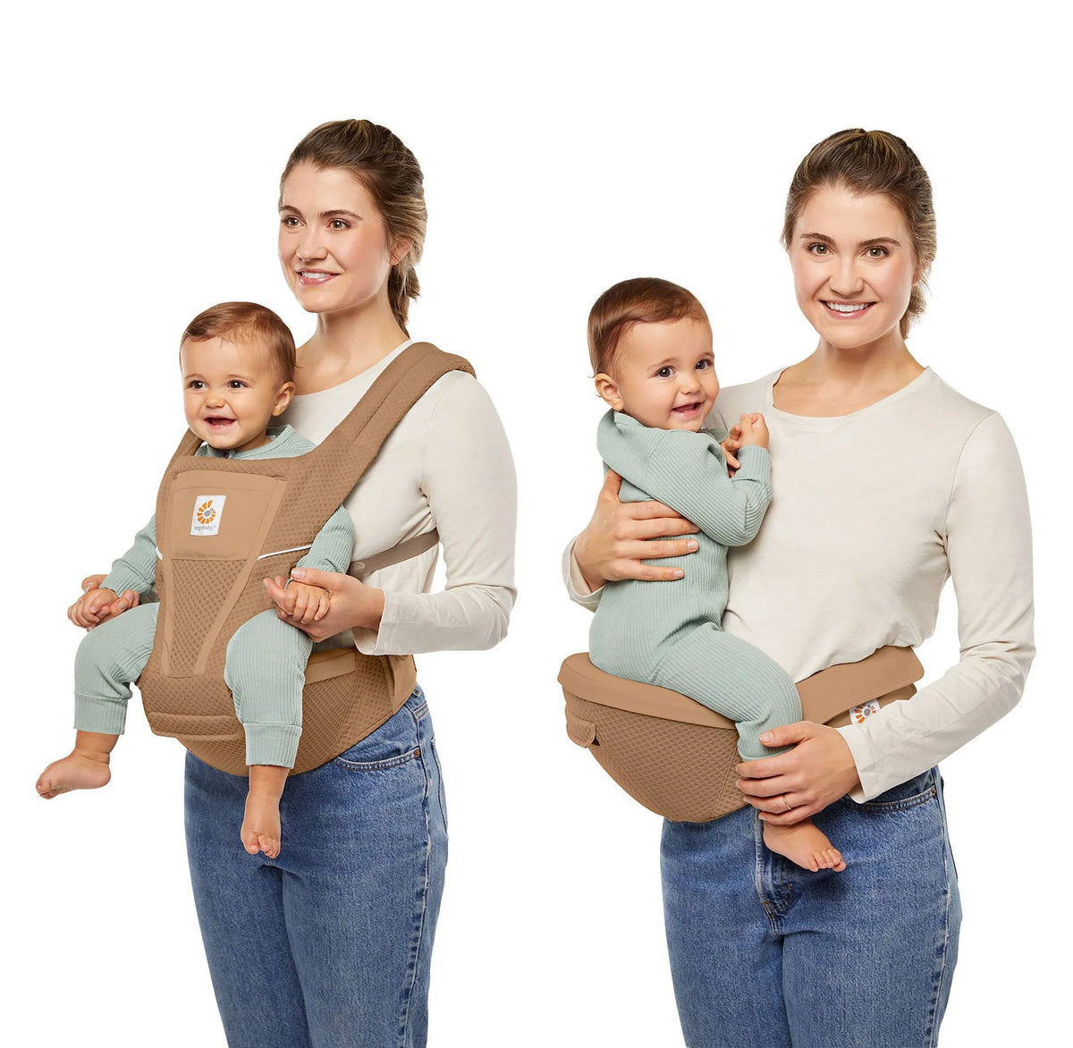 Ergobaby Alta 2-in-1 All Carry Positions Baby Carrier and Hip Seat ...