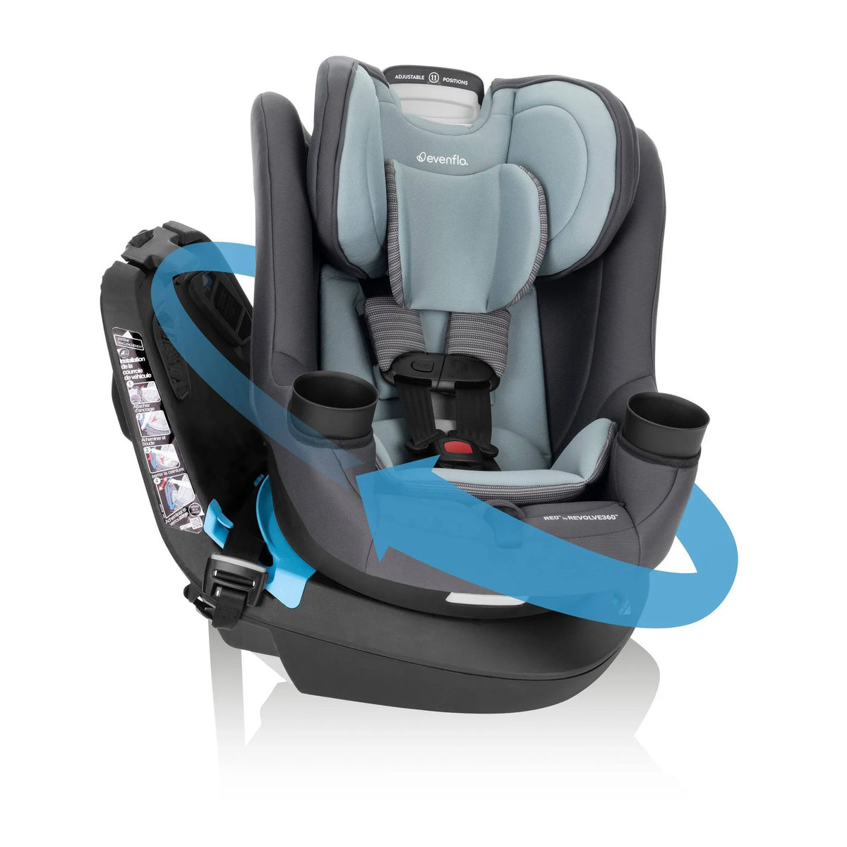 Revolve360 360° Rotating Convertible Car Seat - Holden (imperfect) – REBEL