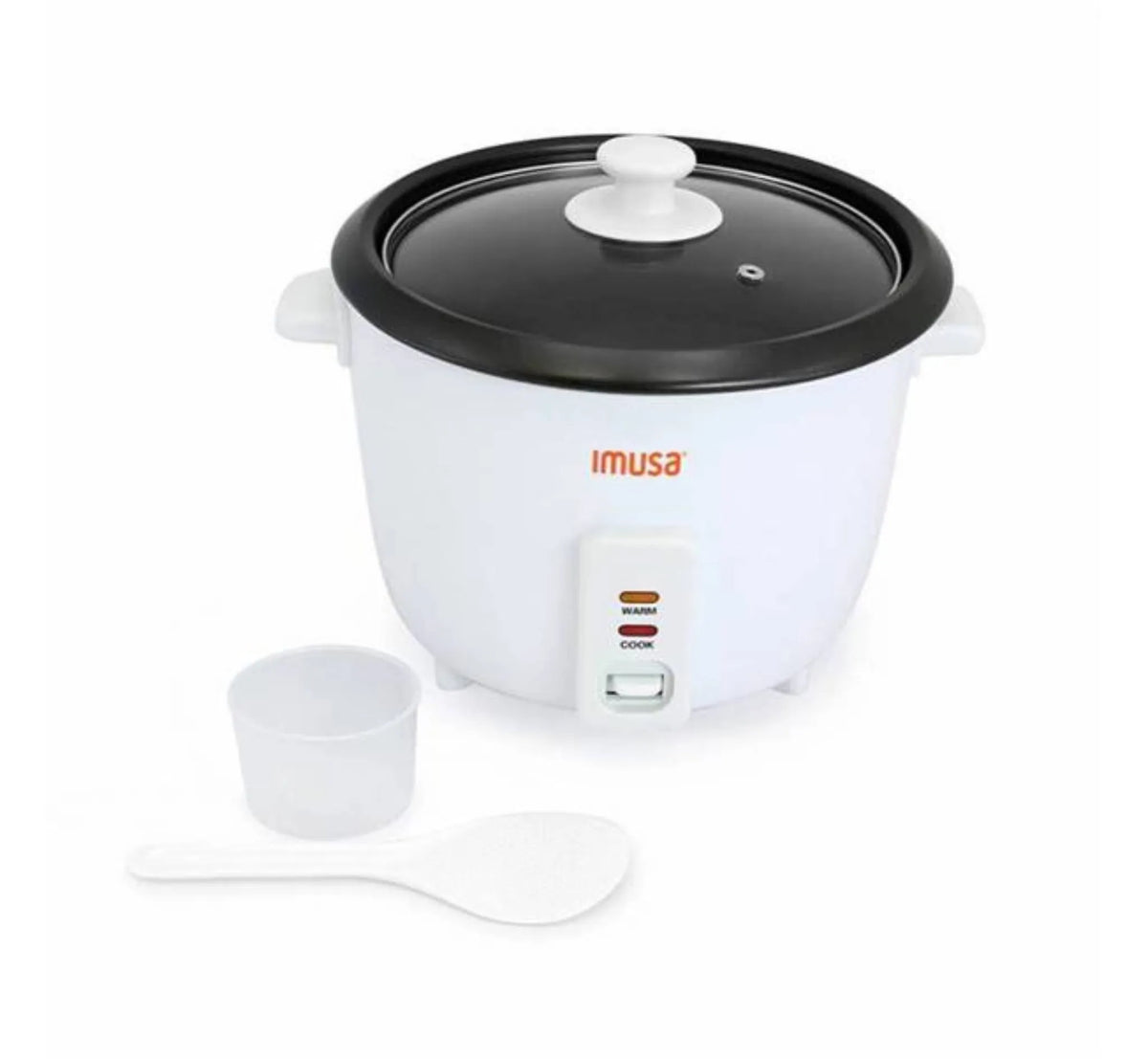 IMUSA USA LLC 5 Cup Rice Cooker White – REBEL
