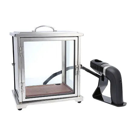 Cocktail Smoking Box With Handheld Smoker - Stainless Steel – REBEL