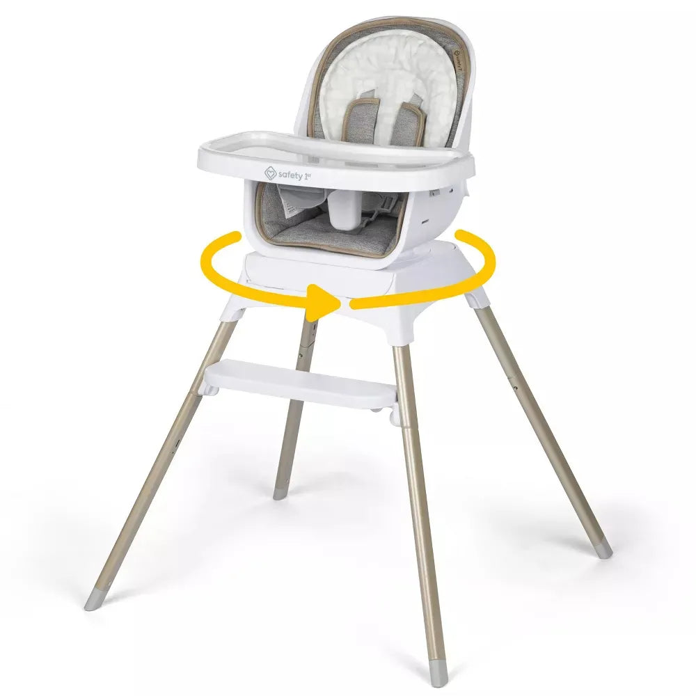 Grow and Go Rotating High Chair - French Gray – REBEL