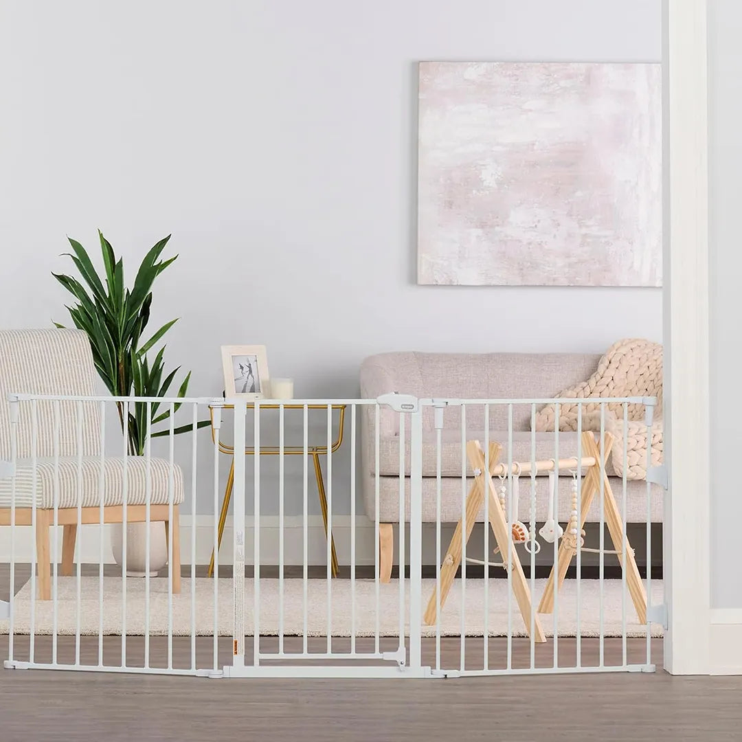 Regalo Extra Wide Metal Pet Gate - White – REBEL