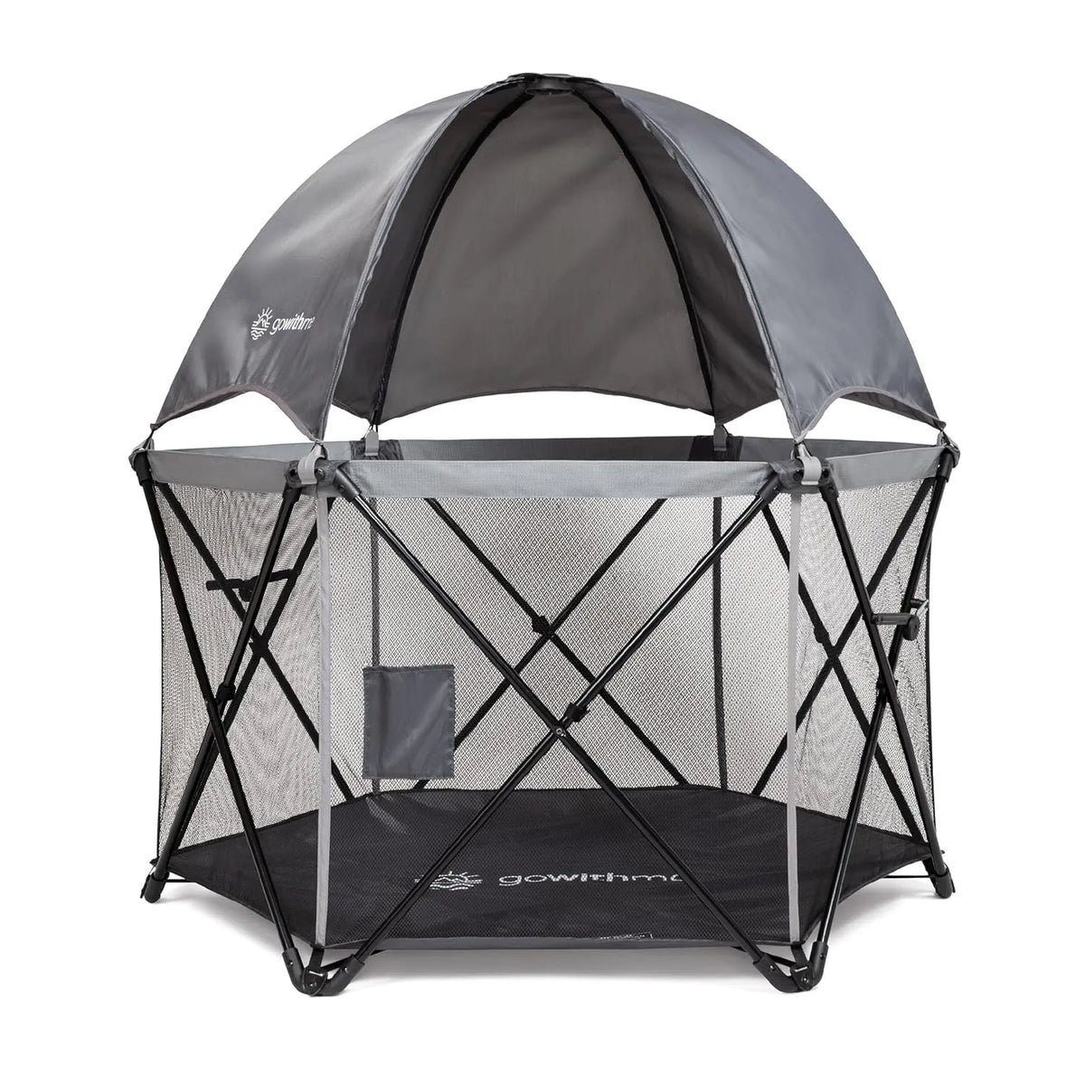 Baby Delight Portable Playard with Sun Canopy - Grey – REBEL