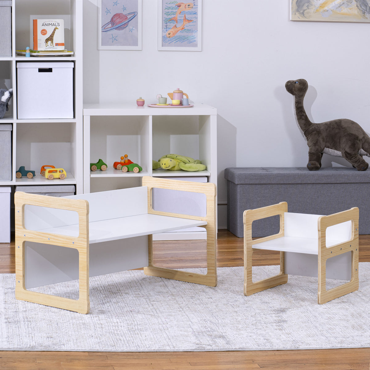 Avenlur Hanover | Convertible Table, Chair & Bench Set – REBEL