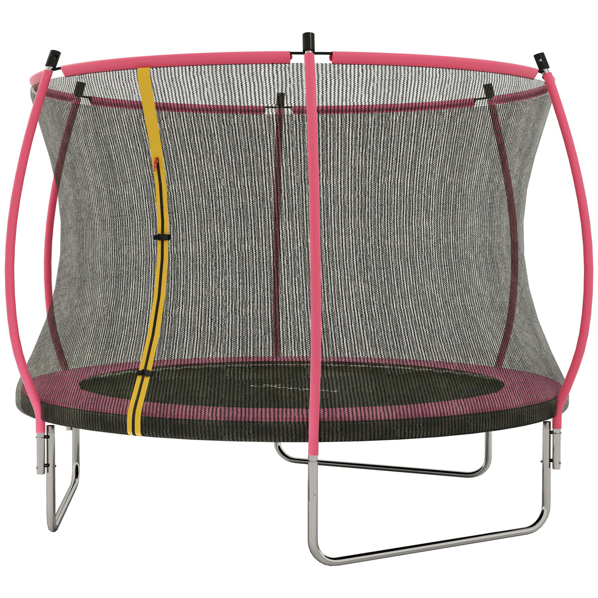 Soozier 10ft Outdoor Trampoline with Net Enclosure, ASTM Approved, Pink ...