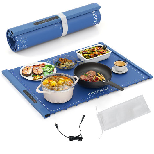 Food Warming Mat Rollable and Portable Electric Warming Tray With Fast ...