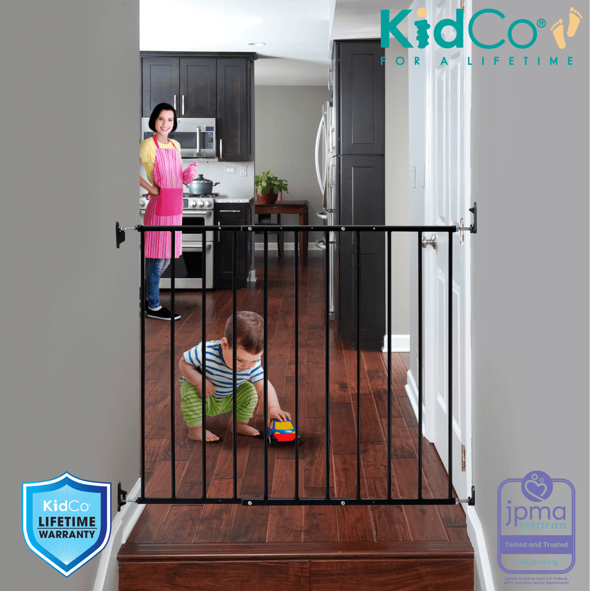 KIDCO Safeway ® Top of Stair Baby Safety Gate – REBEL