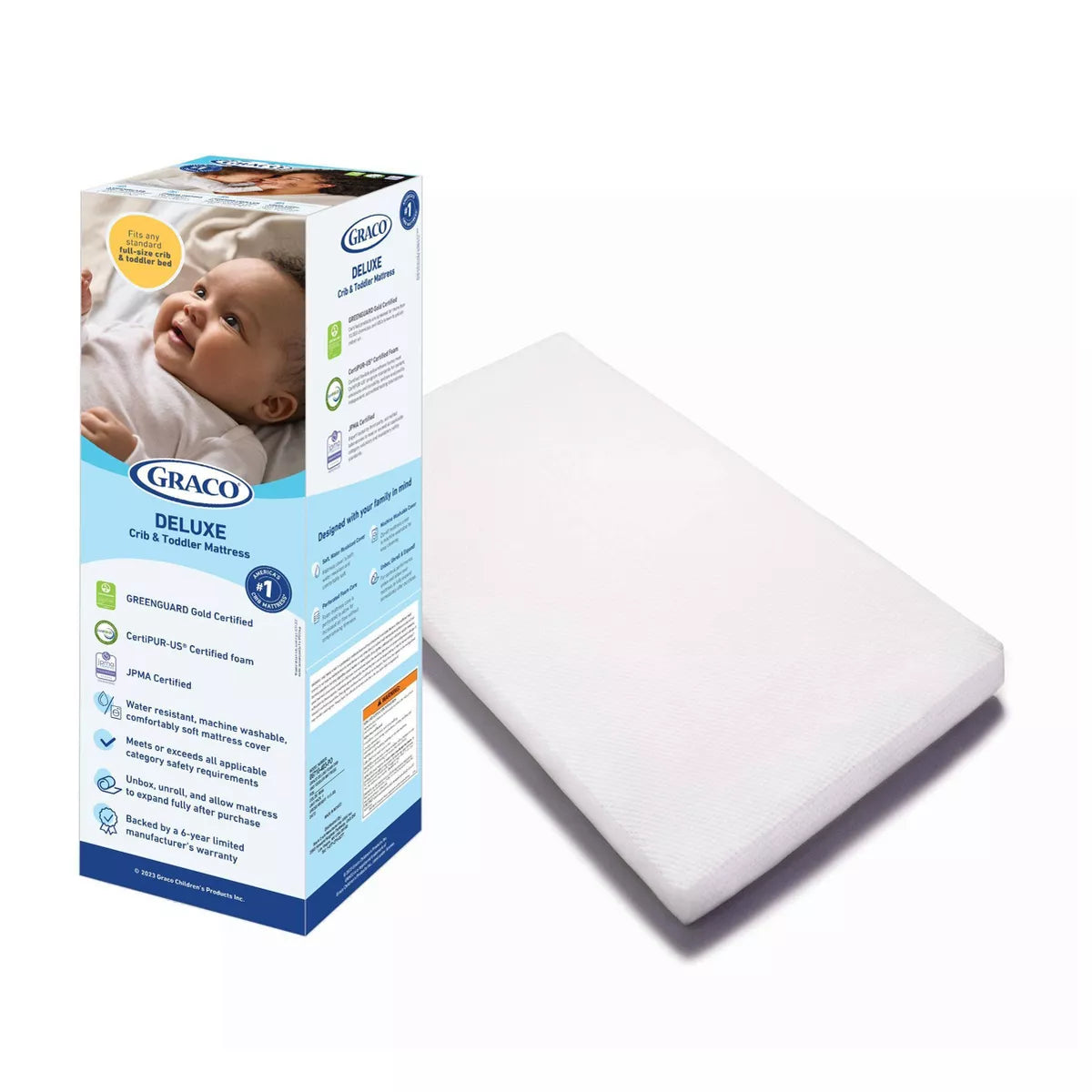 Deluxe Foam Crib and Toddler Mattress – REBEL
