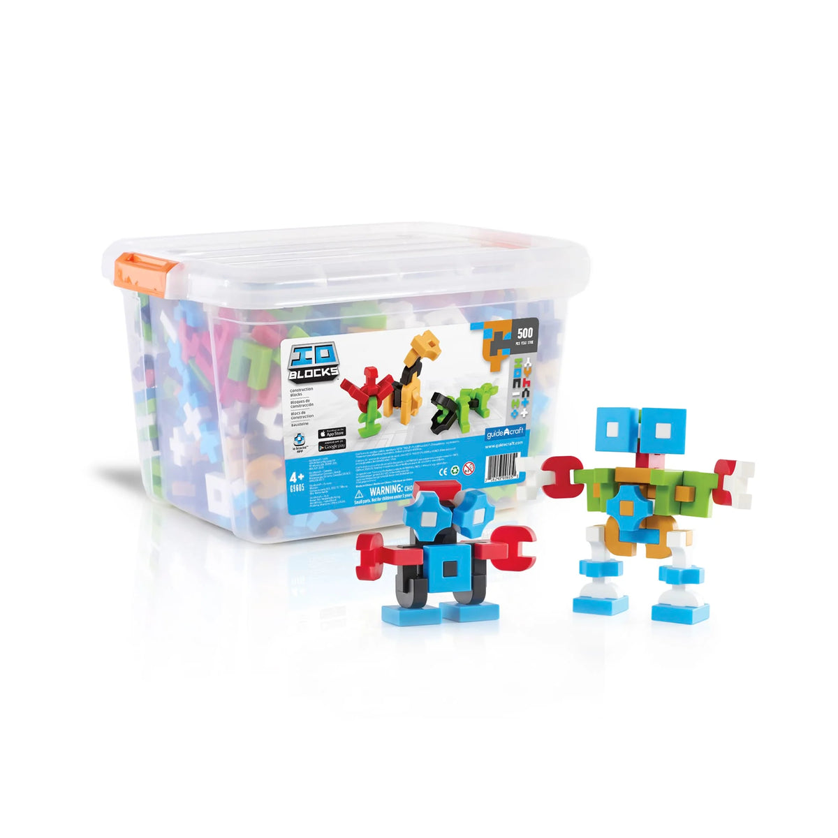 GUIDECRAFT IO Blocks¨ - 500 pc. set – REBEL