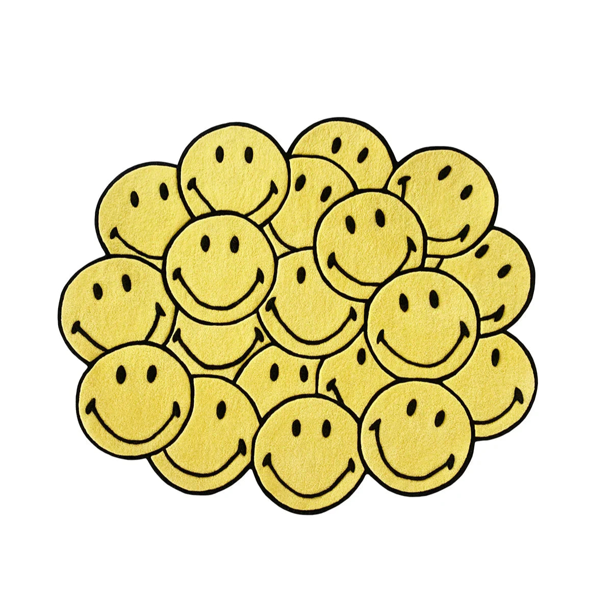 Rug SMILEY® BUNCH Yellow 5.9 x 4.9 ft – REBEL
