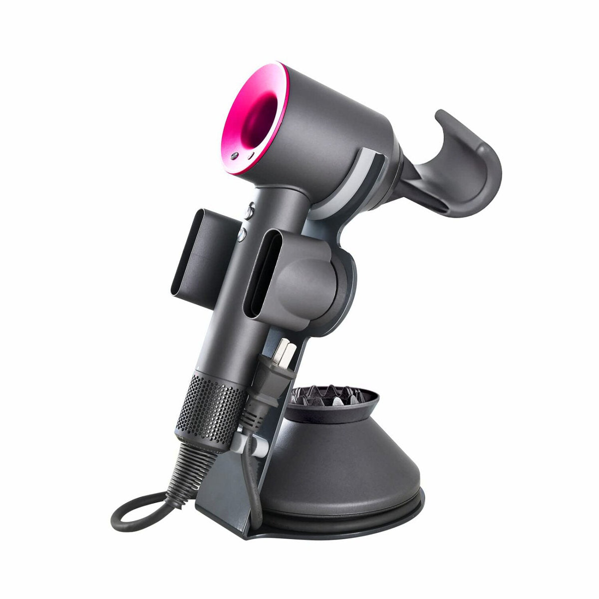 Dyson Dyson Supersonic Hair Dryer & Display Stand in Fuchsia/Iron – REBEL