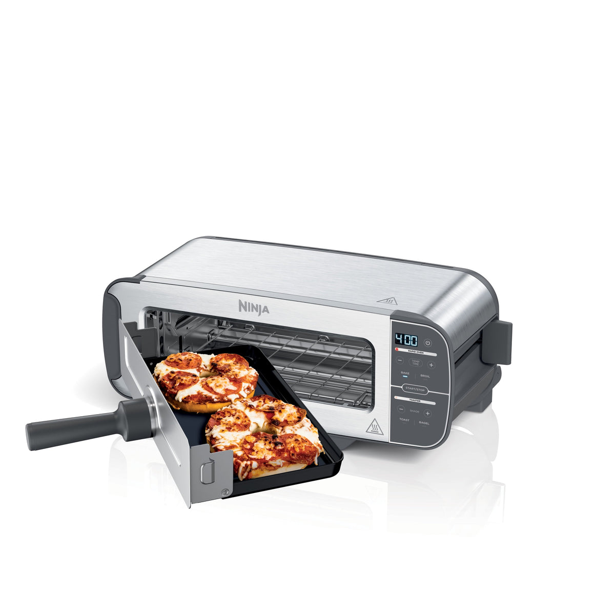 Ninja Foodi 2-in-1 Flip Toaster Oven ST100 in Stainless Steel – REBEL