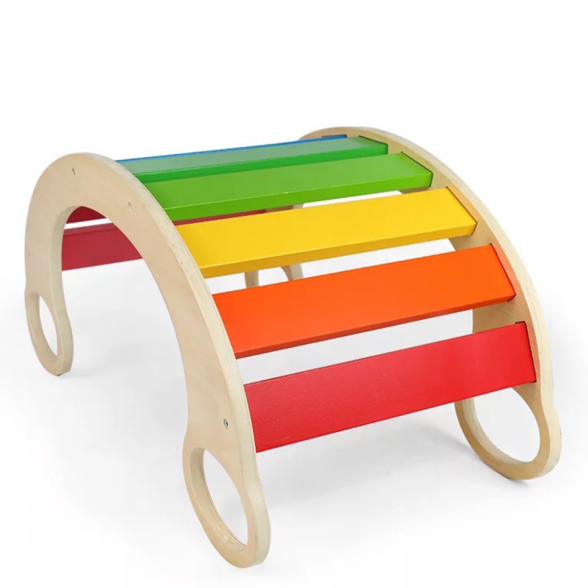 Wooden Rainbow Rocker | Climbing Arch – REBEL