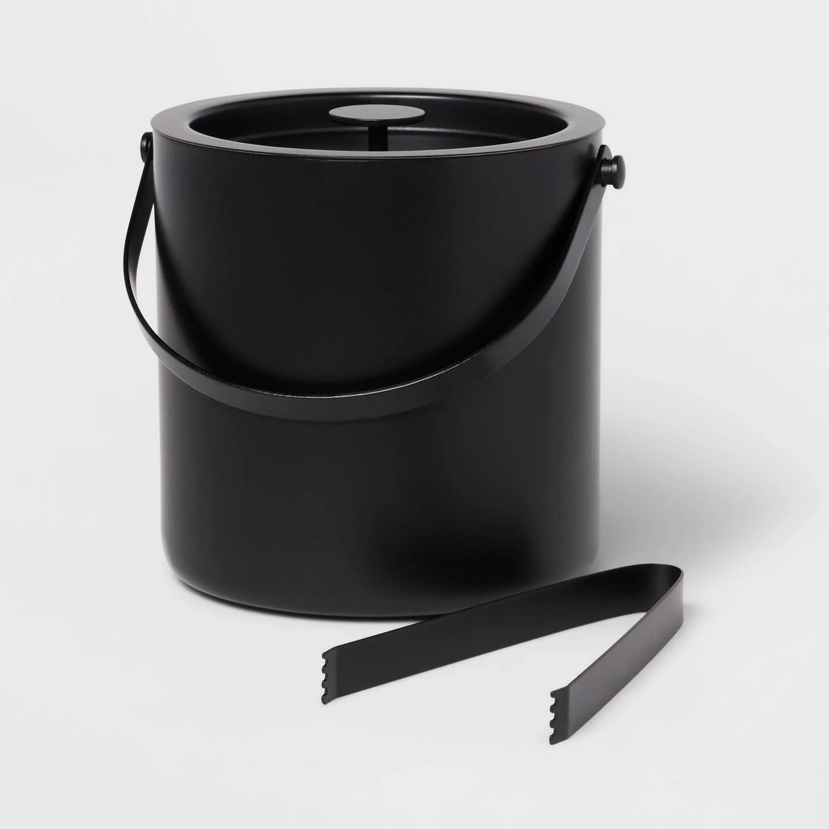 Threshold 94oz Metal Ice Bucket Black – REBEL