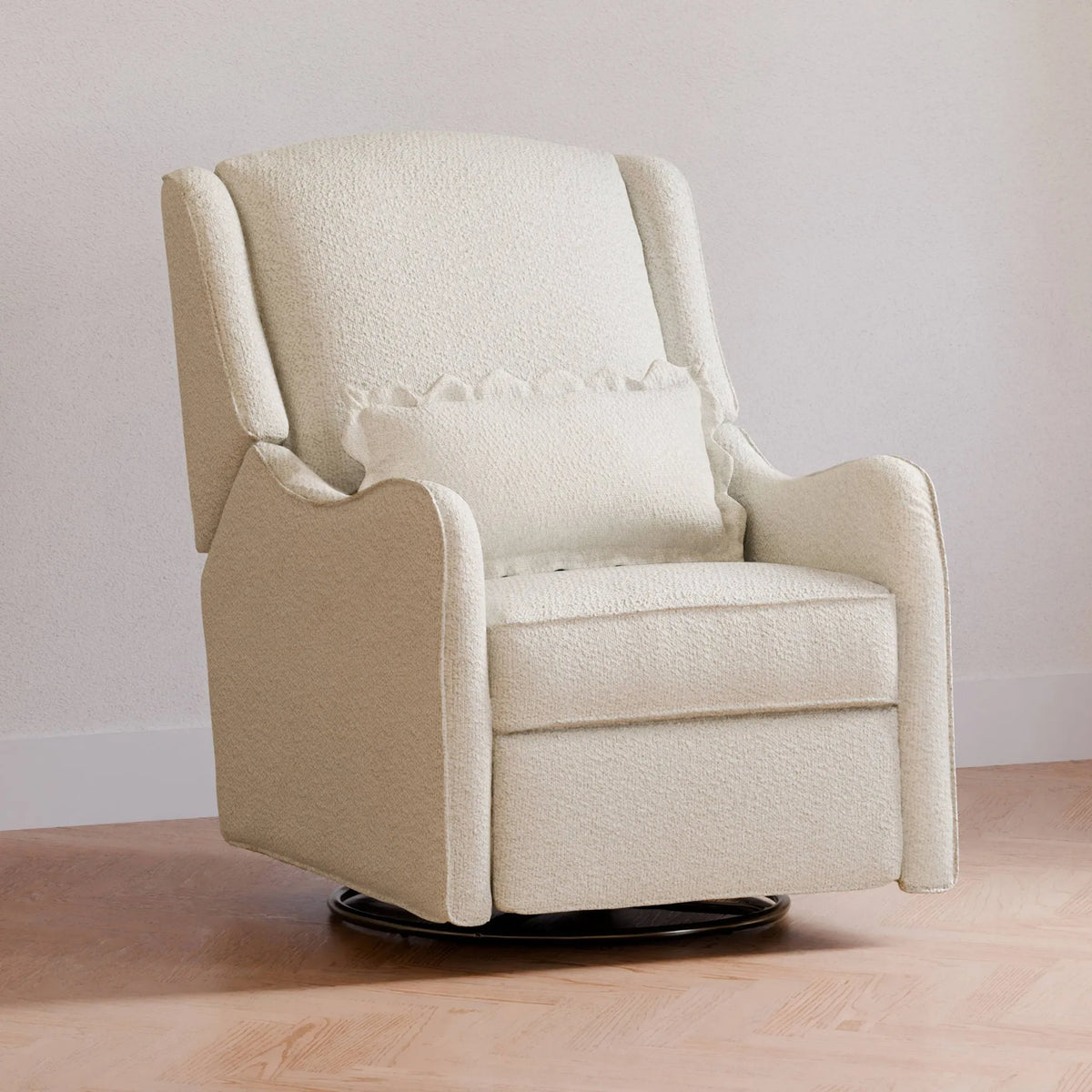 Namesake Devon Recliner And Swivel Glider - Ivory Boucle – REBEL
