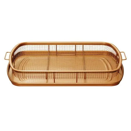 Gotham Steel Nonstick Elevated Crisper Baking Tray - Grey – REBEL