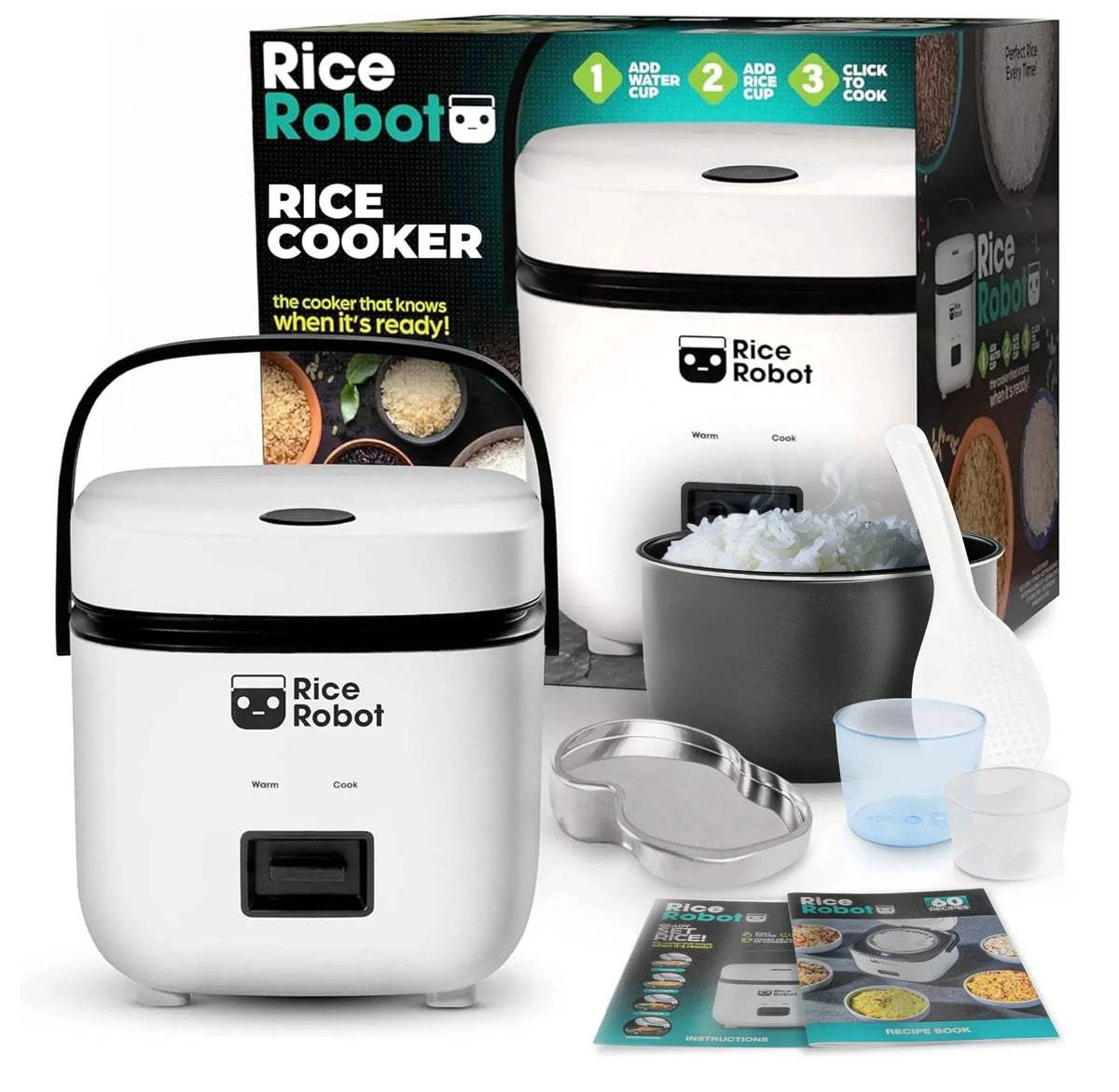 Rice Robot Electric Mini Rice Cooker 4.5 Cups – REBEL